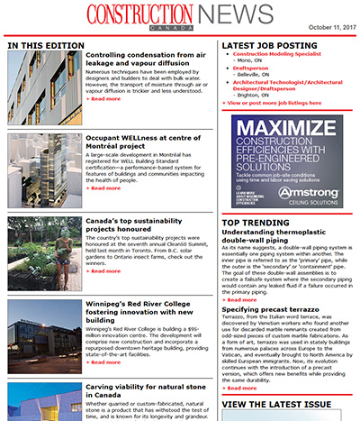Newsletters - Construction Canada