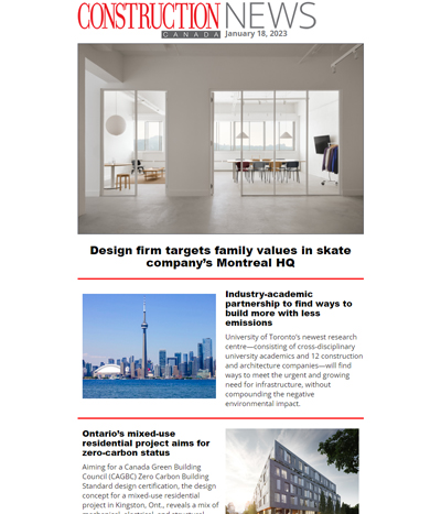 Newsletters - Construction Canada