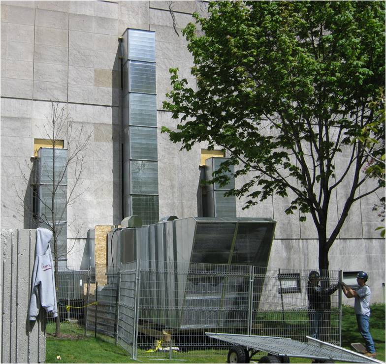 exterior temporary ventilation 3 - Construction Canada