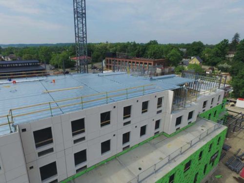 Steel framing and panelization chosen for mid-rise retirement residence ...