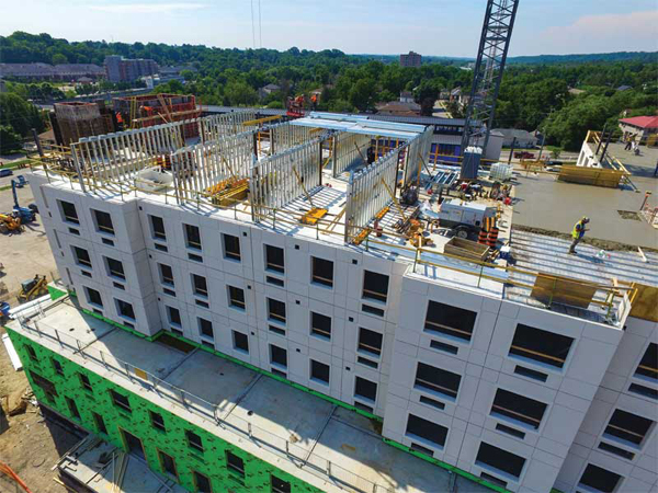 Steel framing and panelization chosen for mid-rise retirement residence ...
