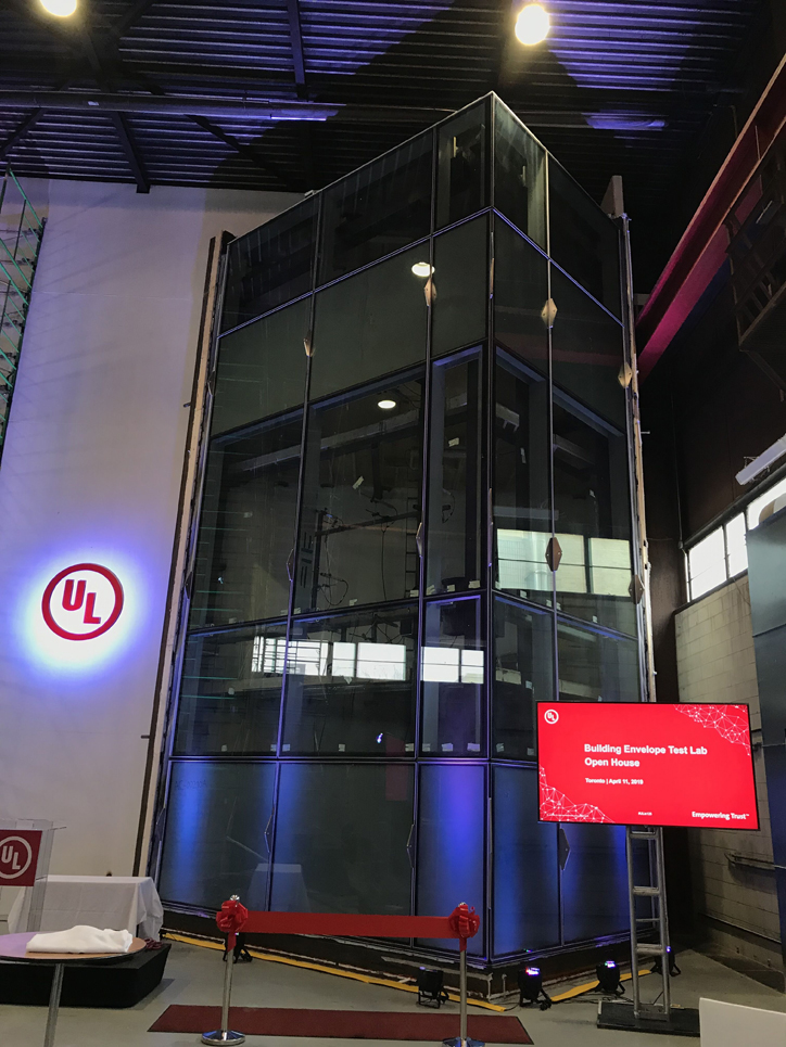 UL hosts open house for new building envelope test lab in Toronto ...