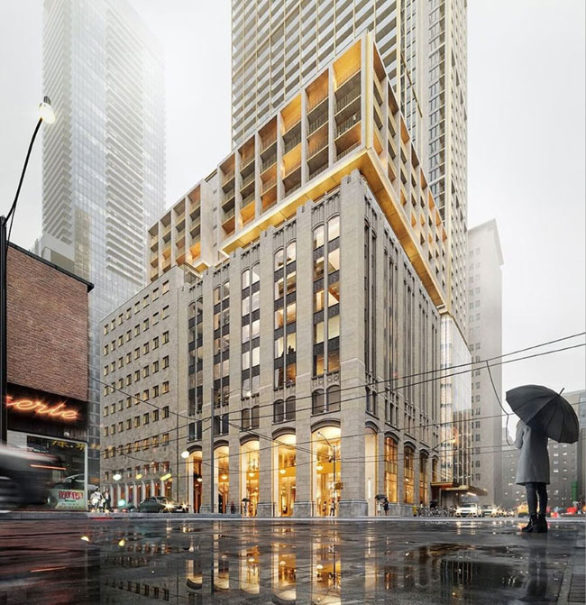 Construction begins on Canada’s tallest heritage retention project ...