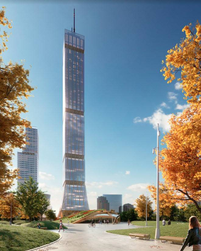 DIALOG develops system to build 105-storey hybrid timber towers ...