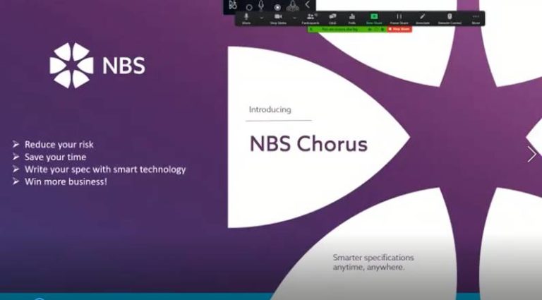 Nbs chorus screenshot - Construction Canada