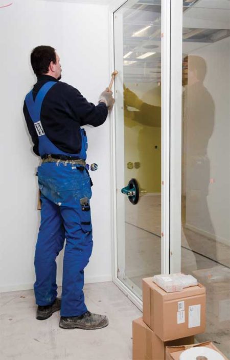 Fire-rated and high-security glazing demand a secure installation ...