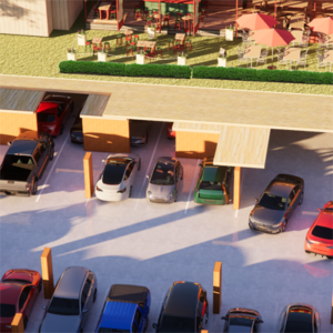 Mass-timber-parkade-Cross-laminated-surface-serving-as-podium-for ...